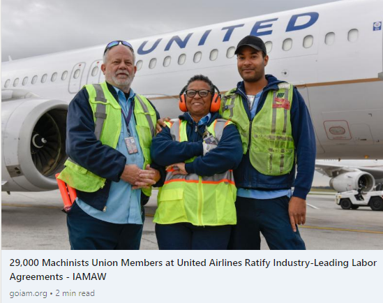 “The IAM Has Once Again Set The Bar For Airline Workers Across The ...