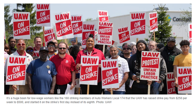UAW-Represented Ford Parts Workers Outside Detroit Strike Over Money ...