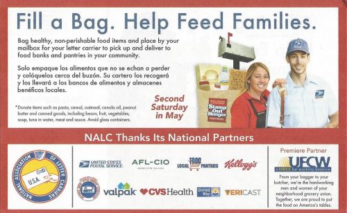 The National Association Of Letter Carriers Are Ready To Conduct The ...